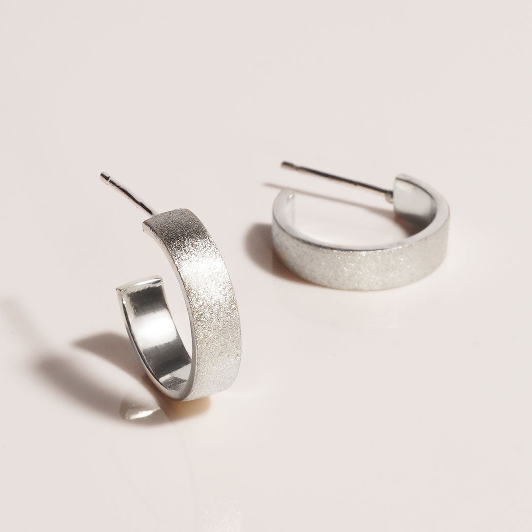 Silver mini hoops – Rosie Priestley Jewellery